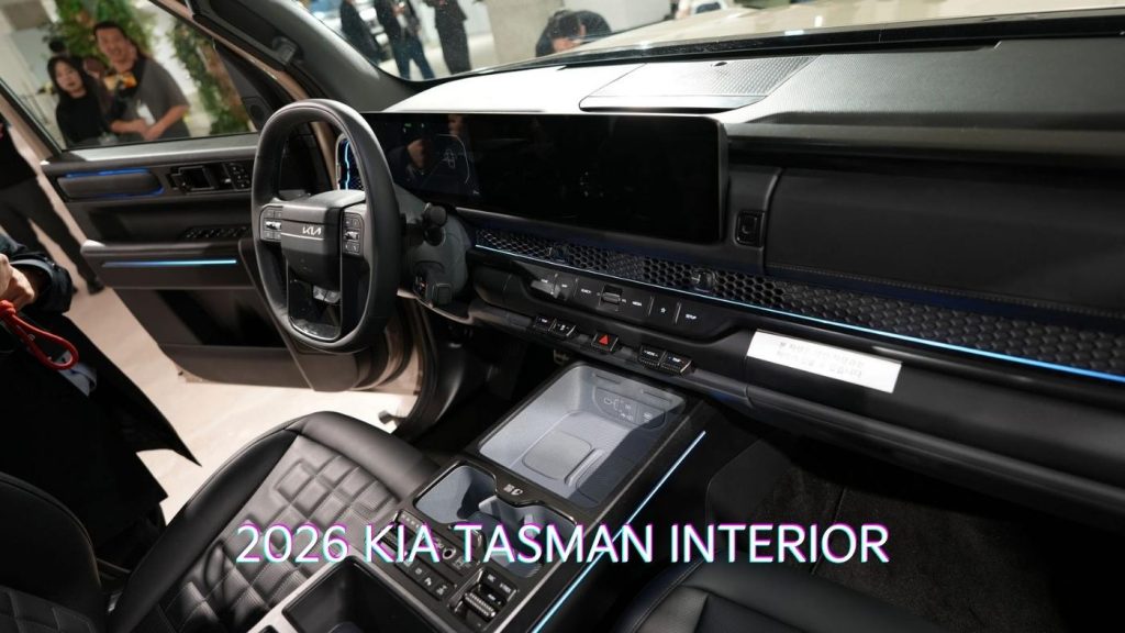 Kia Tasman Interior Preview: A Look Inside Kia's New Pickup Truck - Kia 417